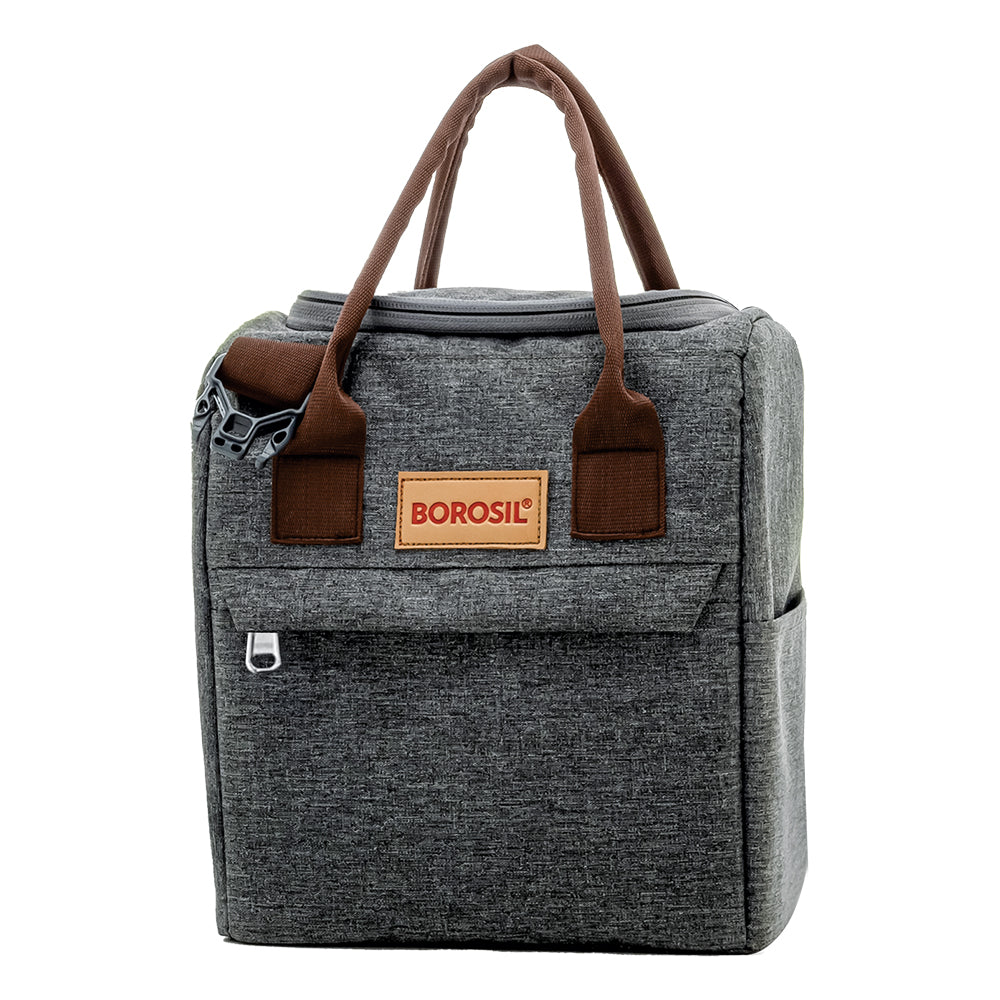 Buy Blue Glass Lunchbox, Round x 4 240 ml x 2 (+) 400 ml x 2 at Best ...