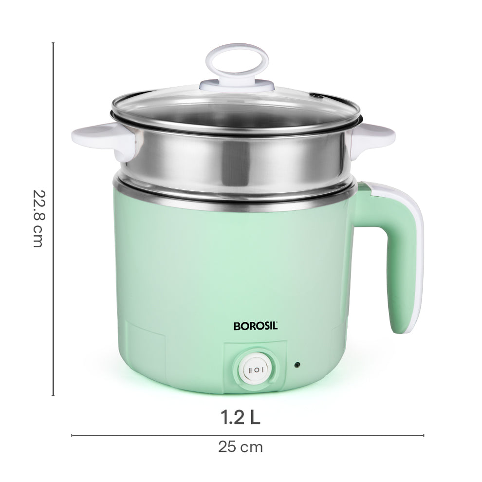 Borosil Borosil Klassic 1.2L Electric Multi Kettle