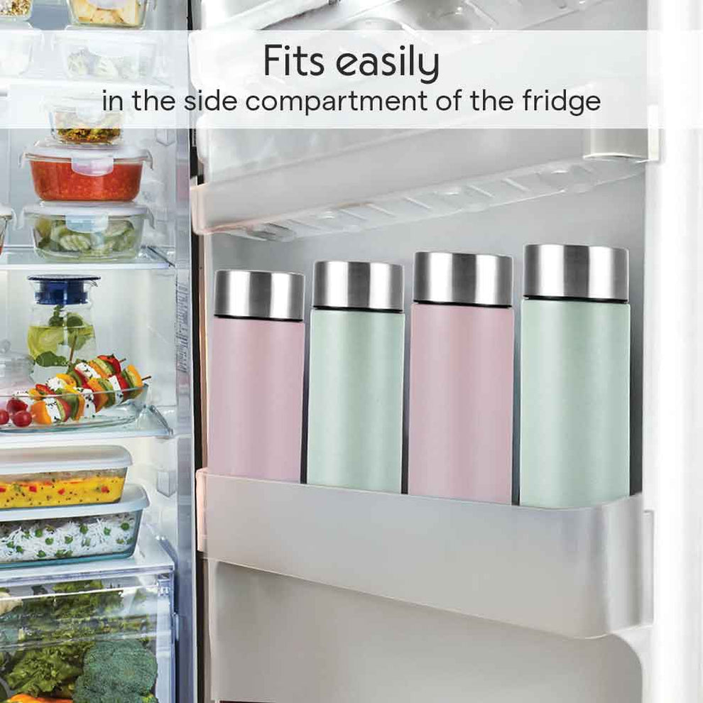 Borosil CoolSip SS Single Wall Bottle, Lavender, 1 L