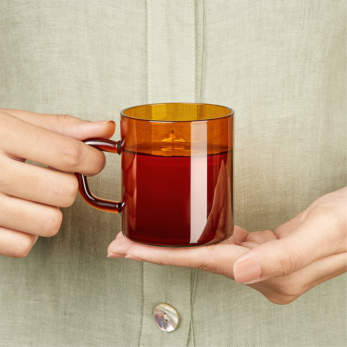 Borosil Vision Amber Mug, Set of 6 at Best Price Online in India - Borosil