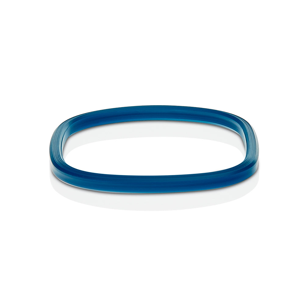 Buy Elite Blue Grey Glass Lunch Box, Square x 4 (Tall) at Best Price ...