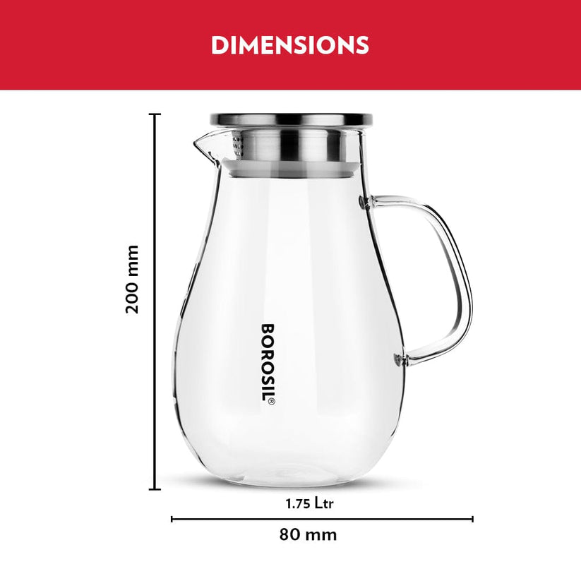 Buy Vision Juice & Water Jug w steel lid 1.75 L at Best Price Online in ...